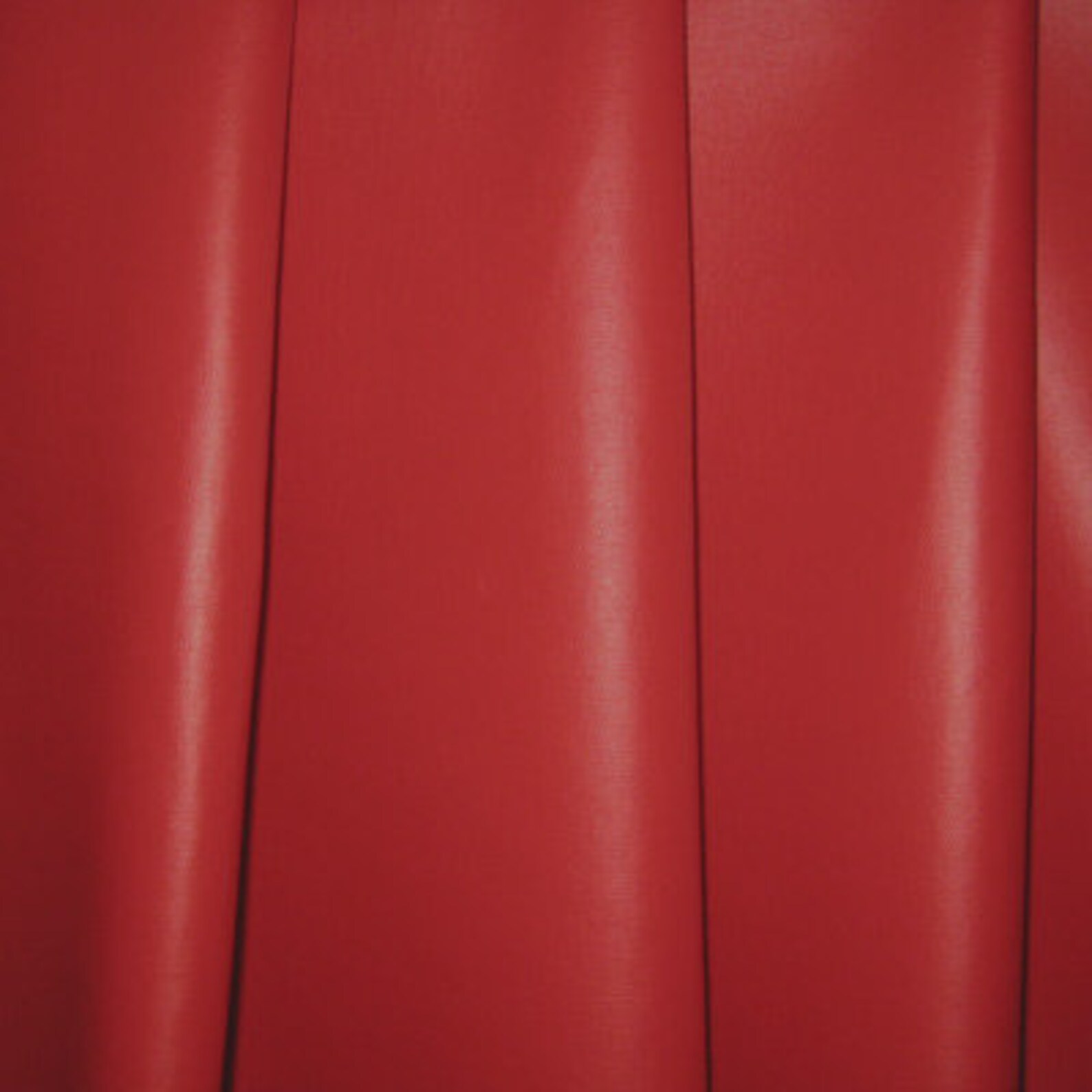 Solid Color Pleather Fabric on PVC Poly Knit (red) | (2 Way Stretch/per ...