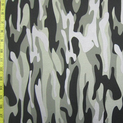 4-Way Stretch Printed Spandex Fabric Blue Camouflage Materials Fabric ...