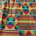 African Kenta Cloth Print on Poly Spandex Fabric | (4 Way Stretch/per ...