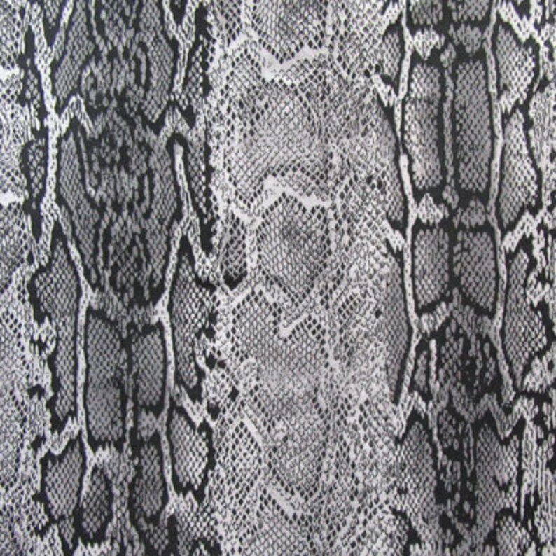 Snake Skin Print on Poly Spandex Fabric 4 Way Stretch/per - Etsy
