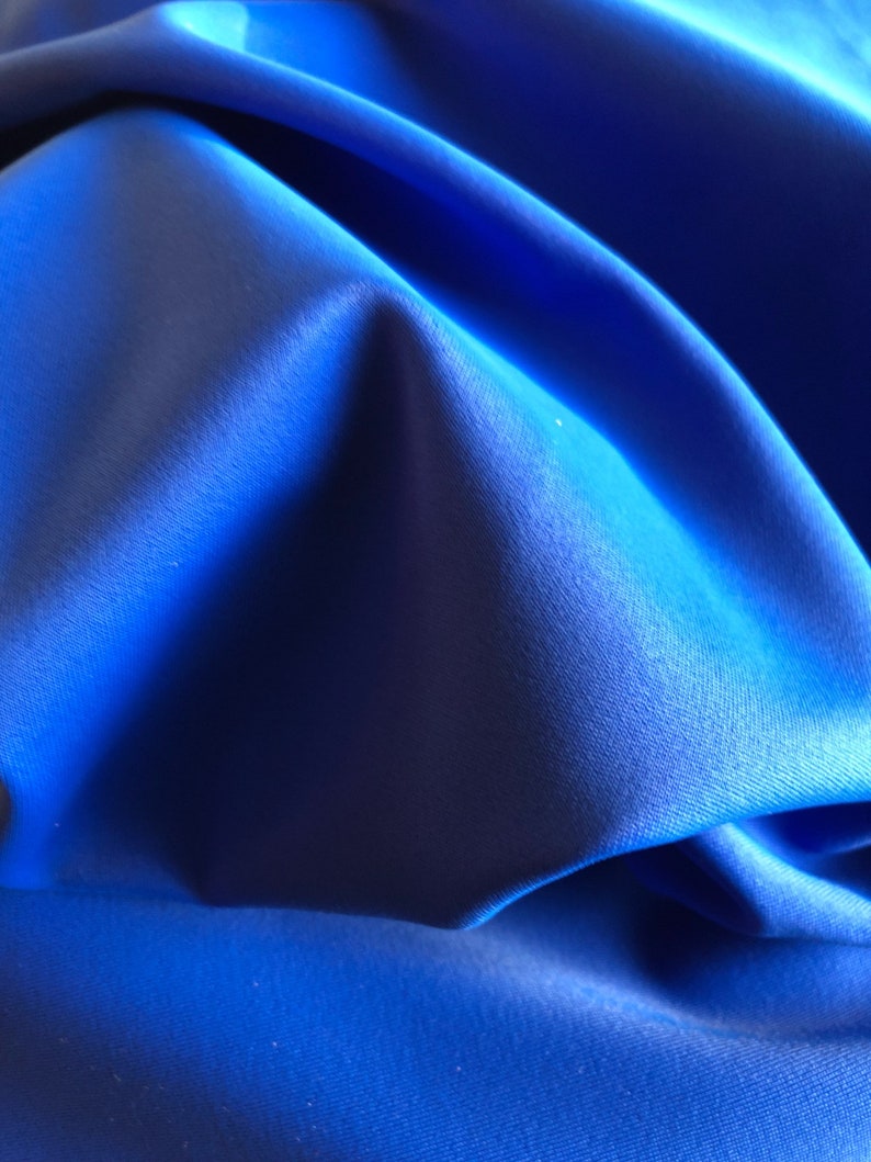 Matte Finish Milliskin Nylon Spandex Fabric (royal Blue) | (4 Way ...