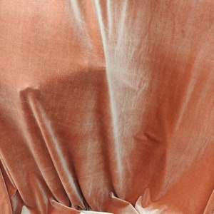 Solid Color Stretch Velvet Fabric (copper) | (4 Way Stretch/per Yard ...