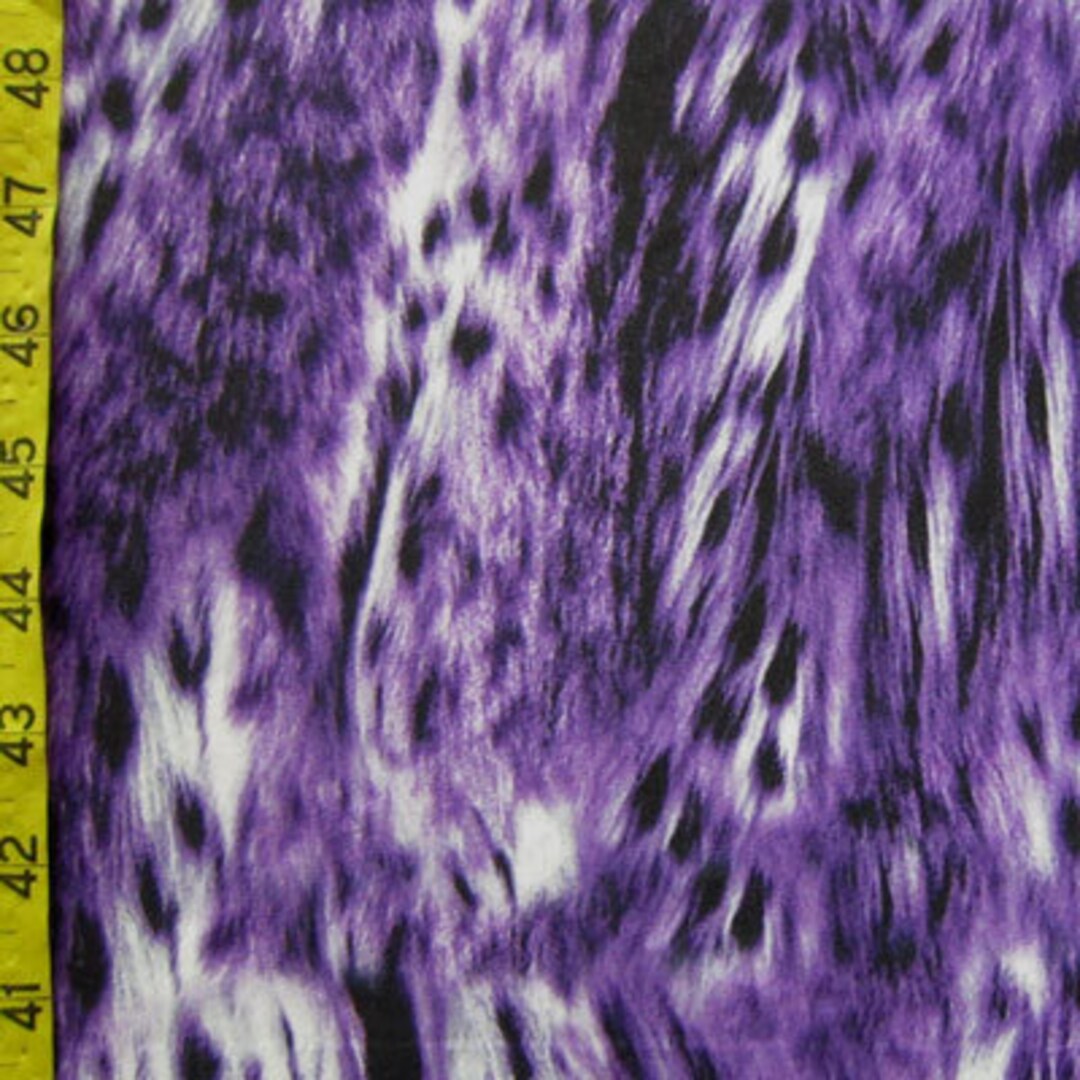 Leopard Print on Poly Spandex Fabric 4 Way Stretch/per Yard - Etsy