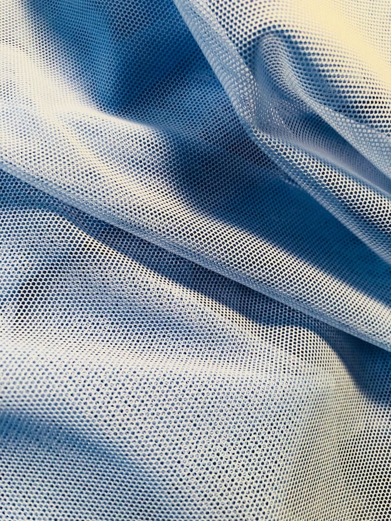 Stretch Sheer Mesh Fabric (periwinkle) | (4 Way Stretch/per Yard) - Etsy