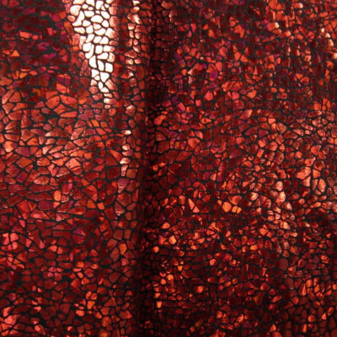 Holographic Foil Classic Avatar Pattern Spandex Fabric | (4 Way Stretch ...