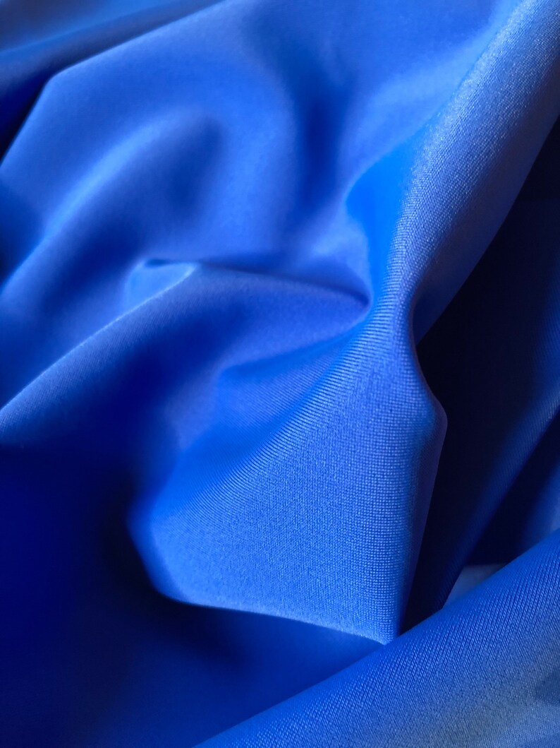 Matte Finish Milliskin Nylon Spandex Fabric (royal Blue) | (4 Way ...