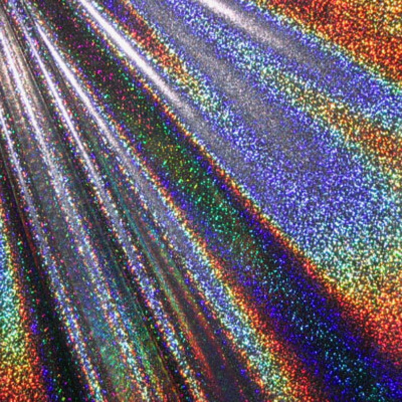 Shiny Holographic Mini Dots Fabric | (4 Way Stretch/per Yard) - Etsy
