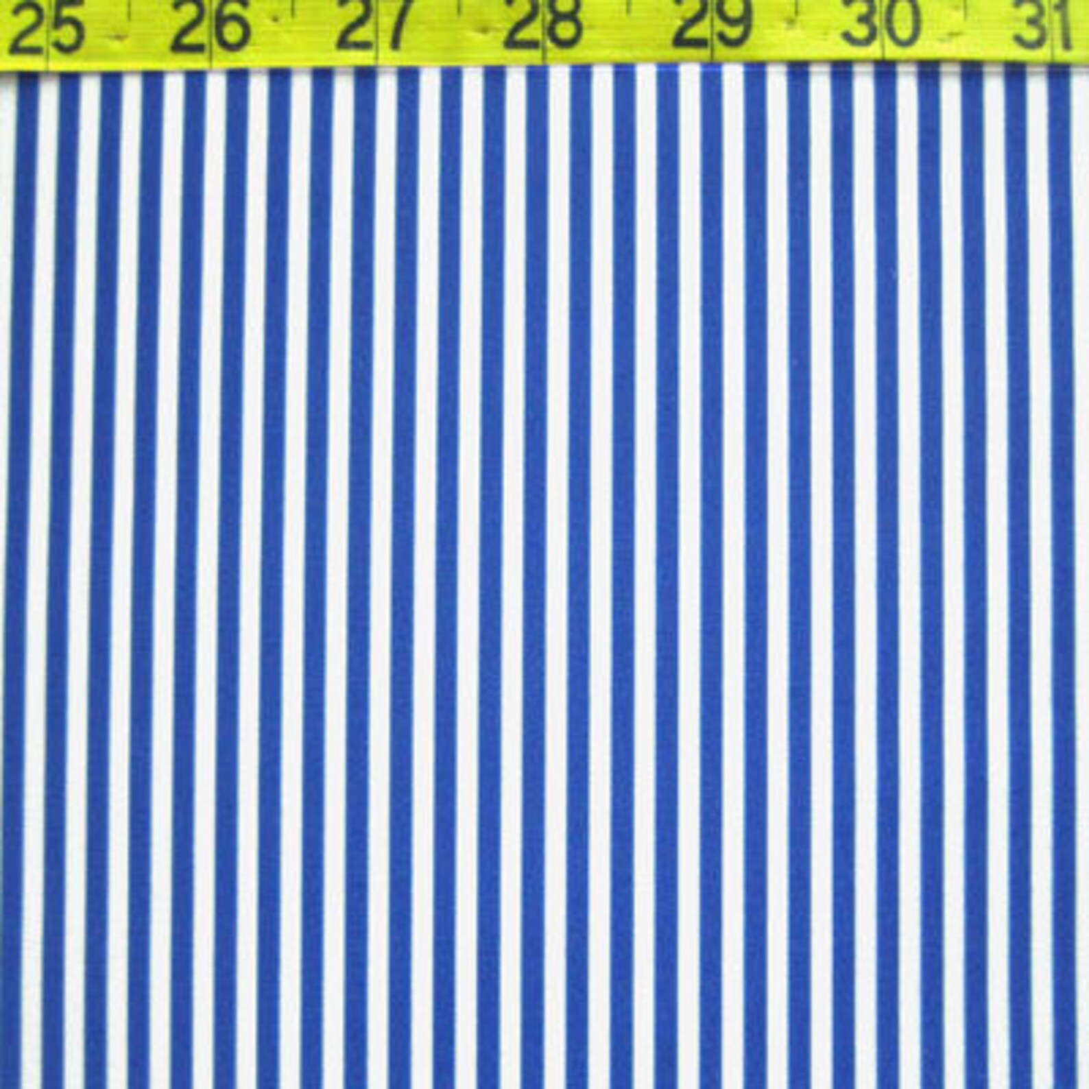 Rayures verticales sur tissu poly spandex (blanc/bleu royal ...