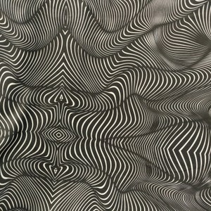 Psychedelic Void Abstract Print on Poly Spandex Fabric | (4 Way Stretch ...