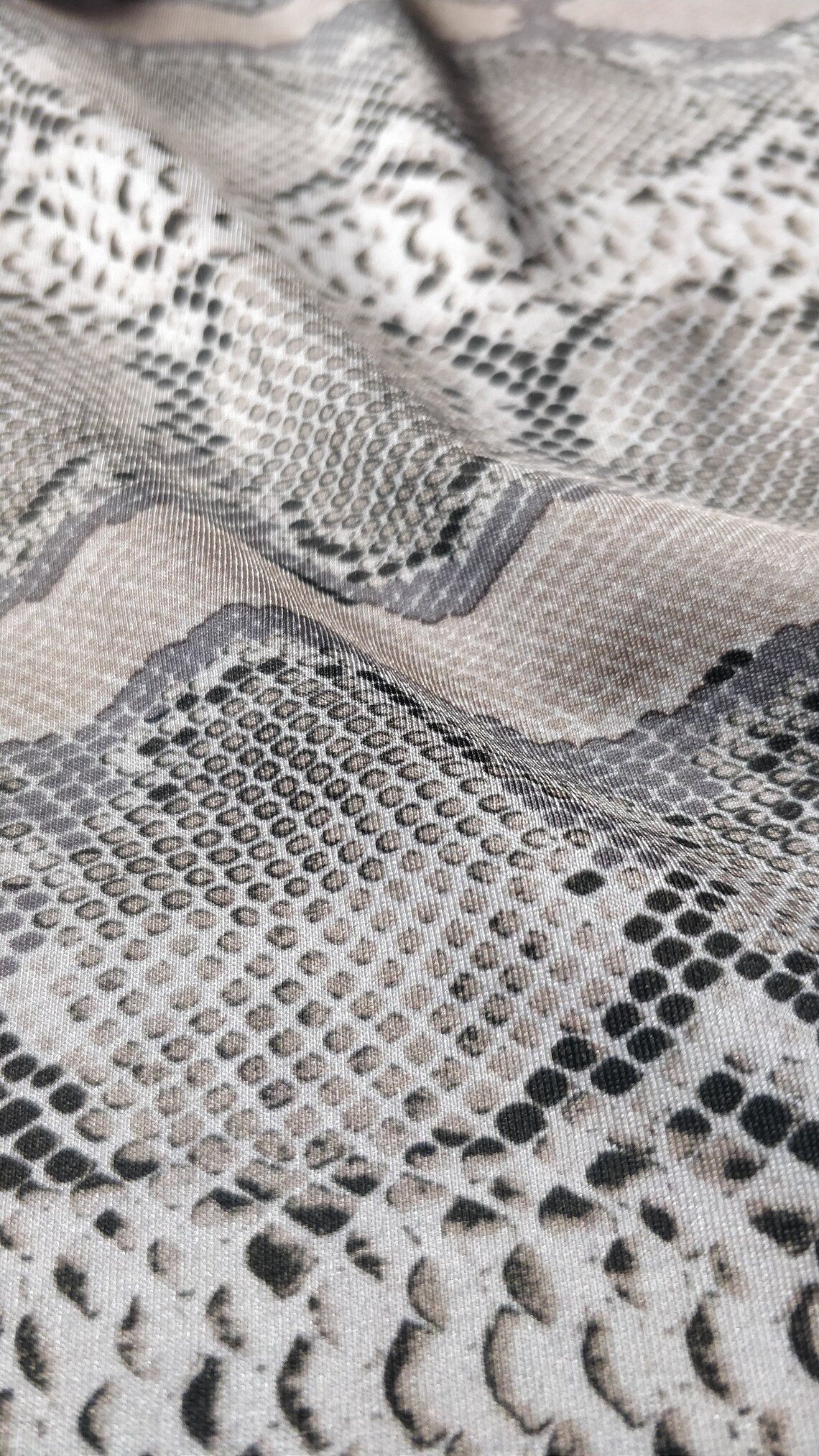 Snake Skin Print on Poly Spandex Fabric 4 Way Stretch/per | Etsy