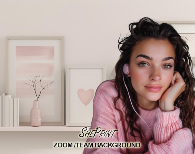 Pink Lobby Zoom Backgrounds 8 Pack - Etsy Canada