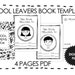 Printable School Leavers Book, Message Book, Year 6 Leavers Scrapbook ...