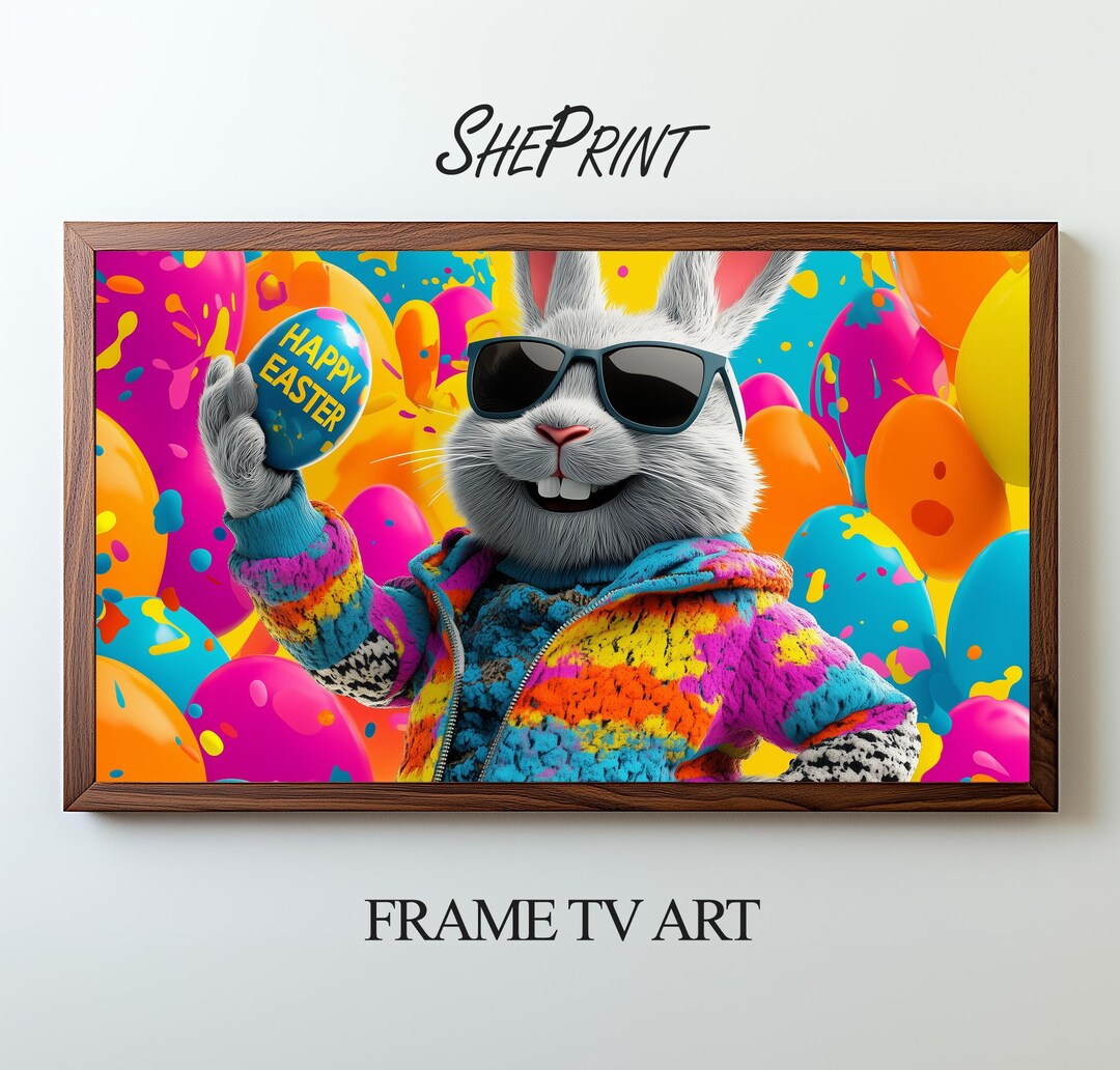 Easter TV Art | Happy Easter | Funny Easter Bunny | JPEG Image ...