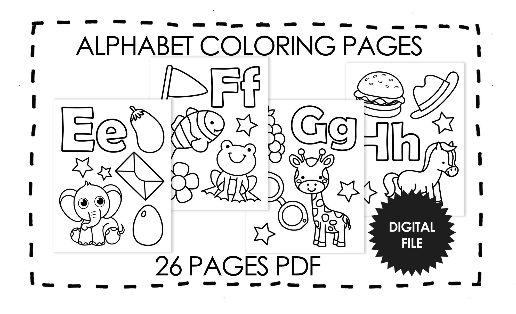 Preschool Abc Coloring Pages Coloring Pages