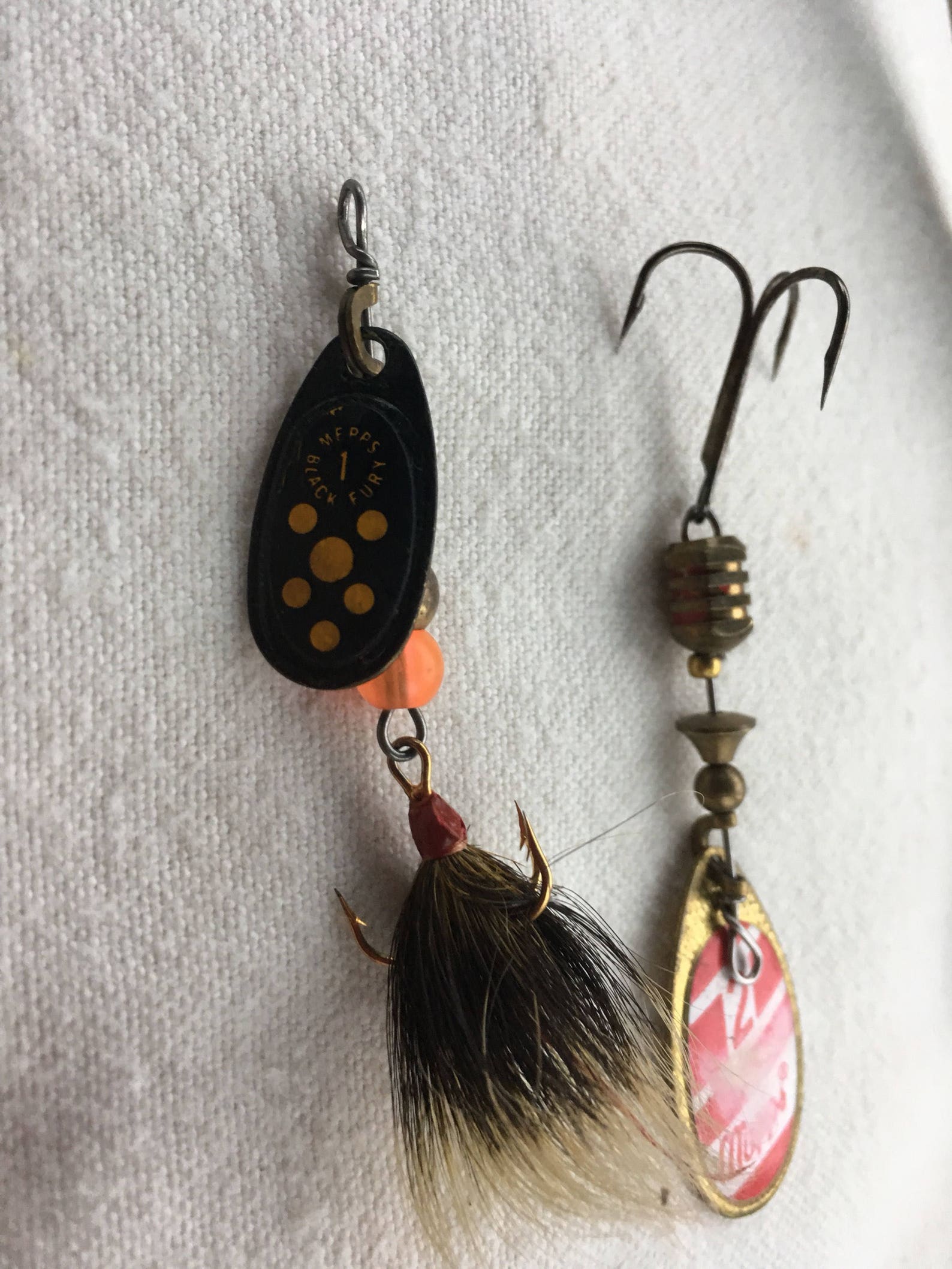 Vintage Mepps Lures/vintage Mepps Black Fury-1, Vintage Mepps-2 ...