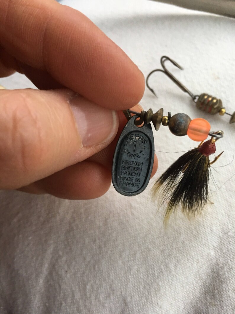Vintage Mepps Lures/vintage Mepps Black Fury-1, Vintage Mepps-2 ...