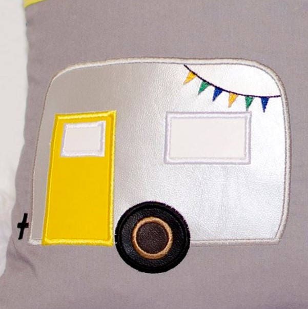 Applique Camper Digital Embroidery Design - Etsy