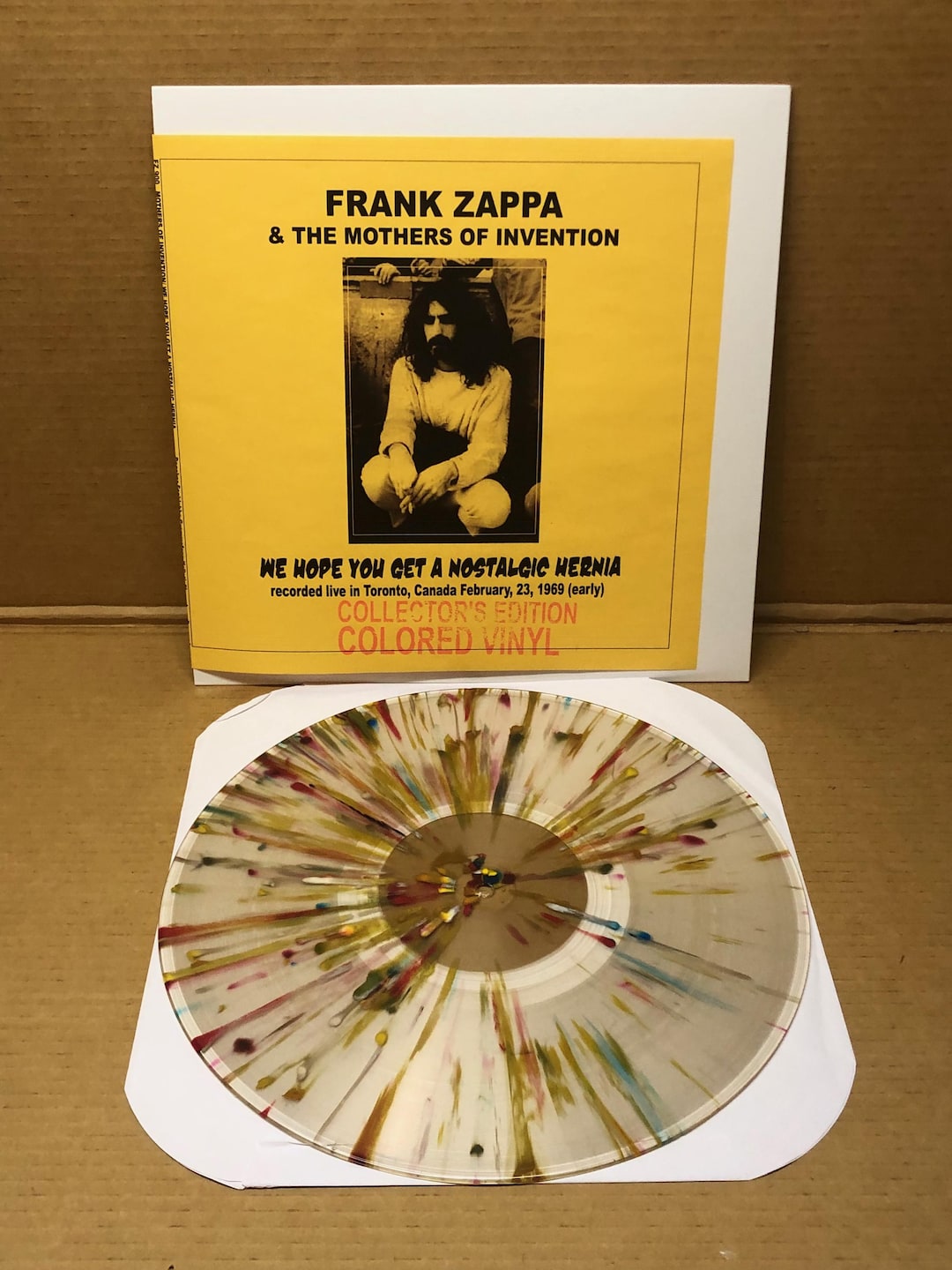 Frank Zappa - Toronto , Canada 2/23/69 (early Show) LP COLORED - Etsy