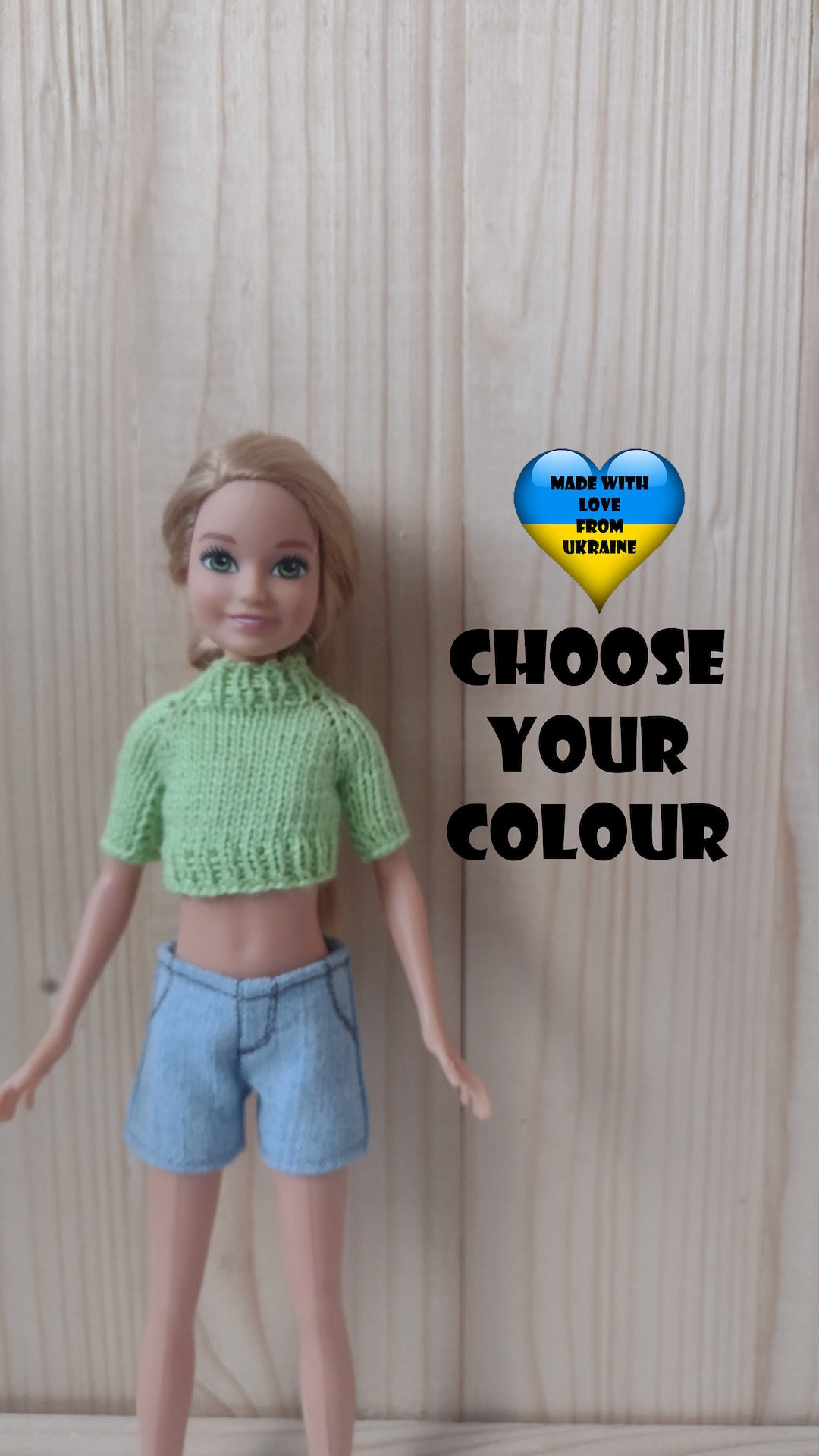 Knitted Top for Stacie Doll - Clothes for Stacie Doll - Choose Your ...