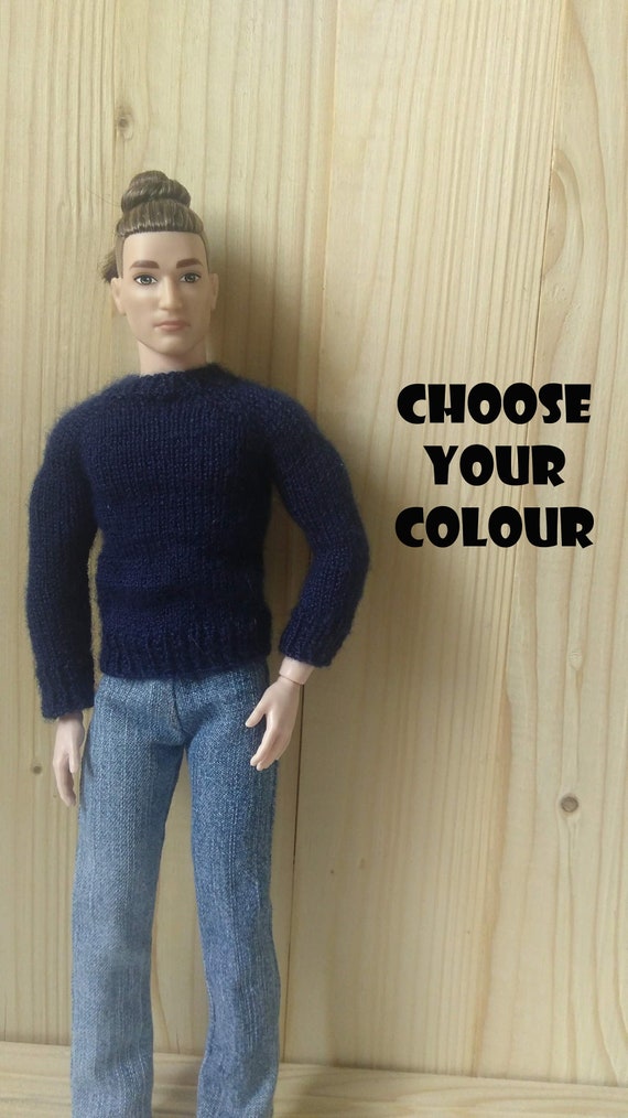 Ken clothes Ken sweater Ken doll clothing Warm Ken | Etsy