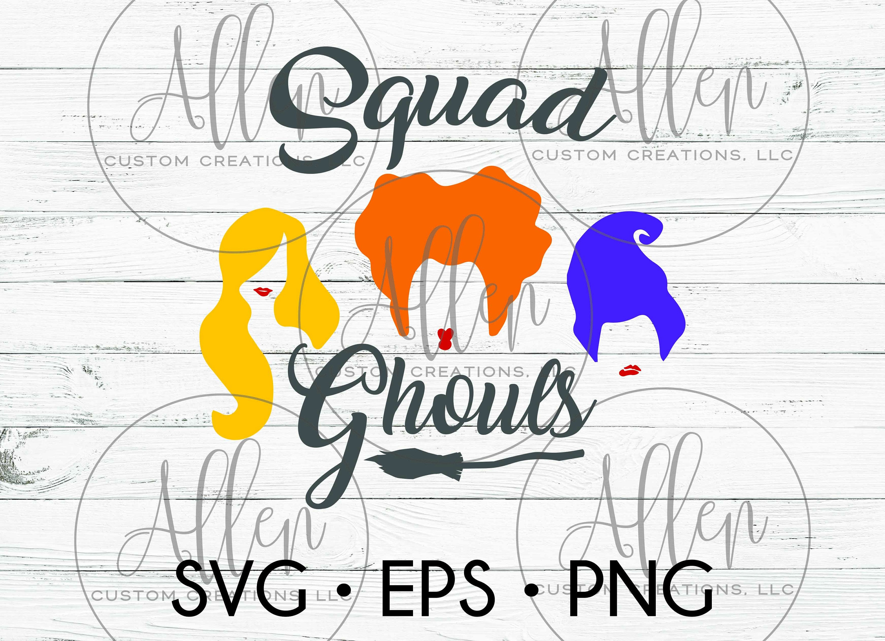 Squad Ghouls SVG Hocus Pocus Squad Ghouls Sanderson Sisters - Etsy