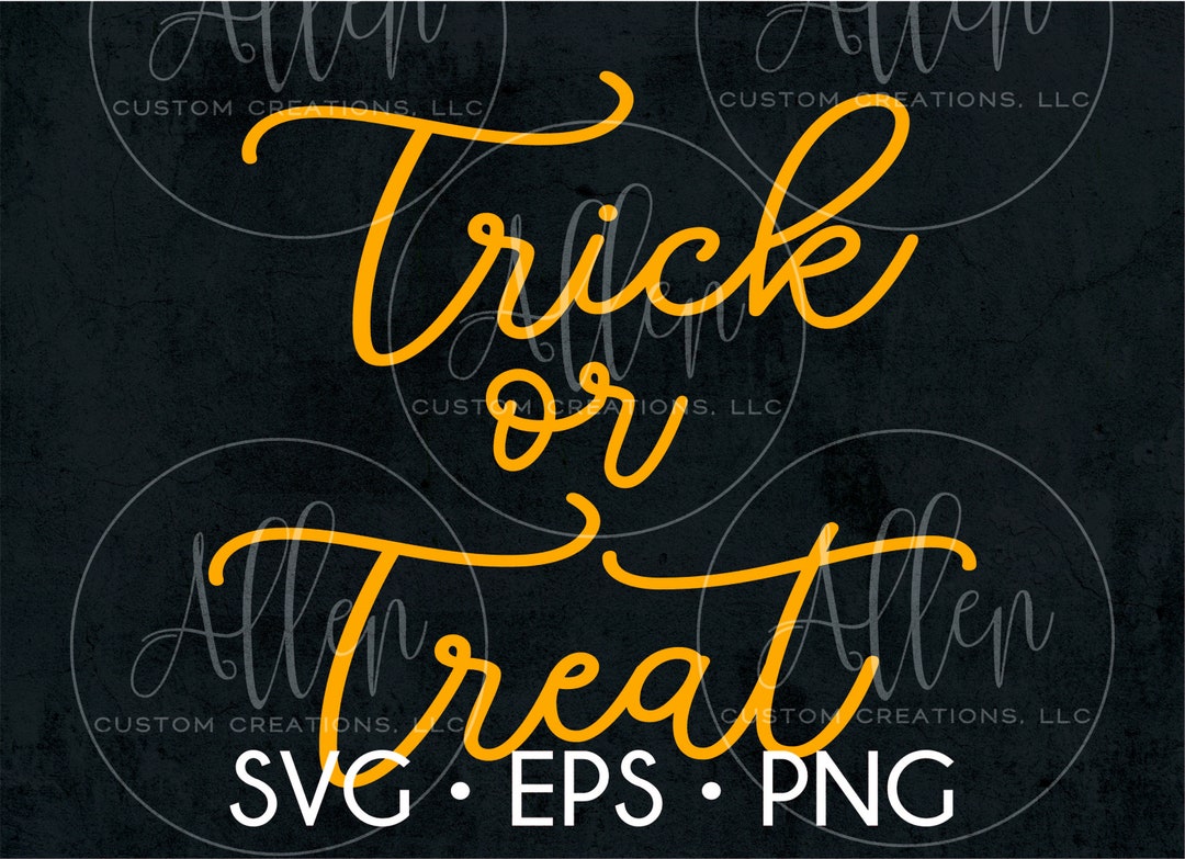Trick or Treat SVG, Trick or Treat Cut File, Trick or Treat, Halloween ...