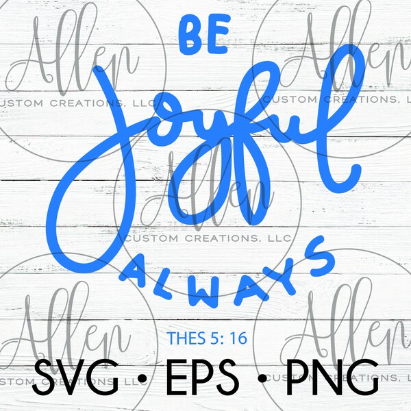 Be Joyful Always - Etsy
