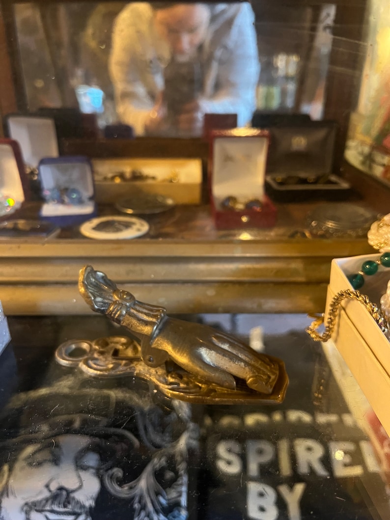 Antique Victorian Hand Paper Holder - Etsy