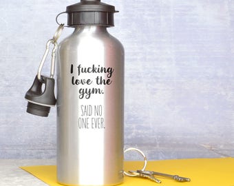 Funny water bottle | Etsy