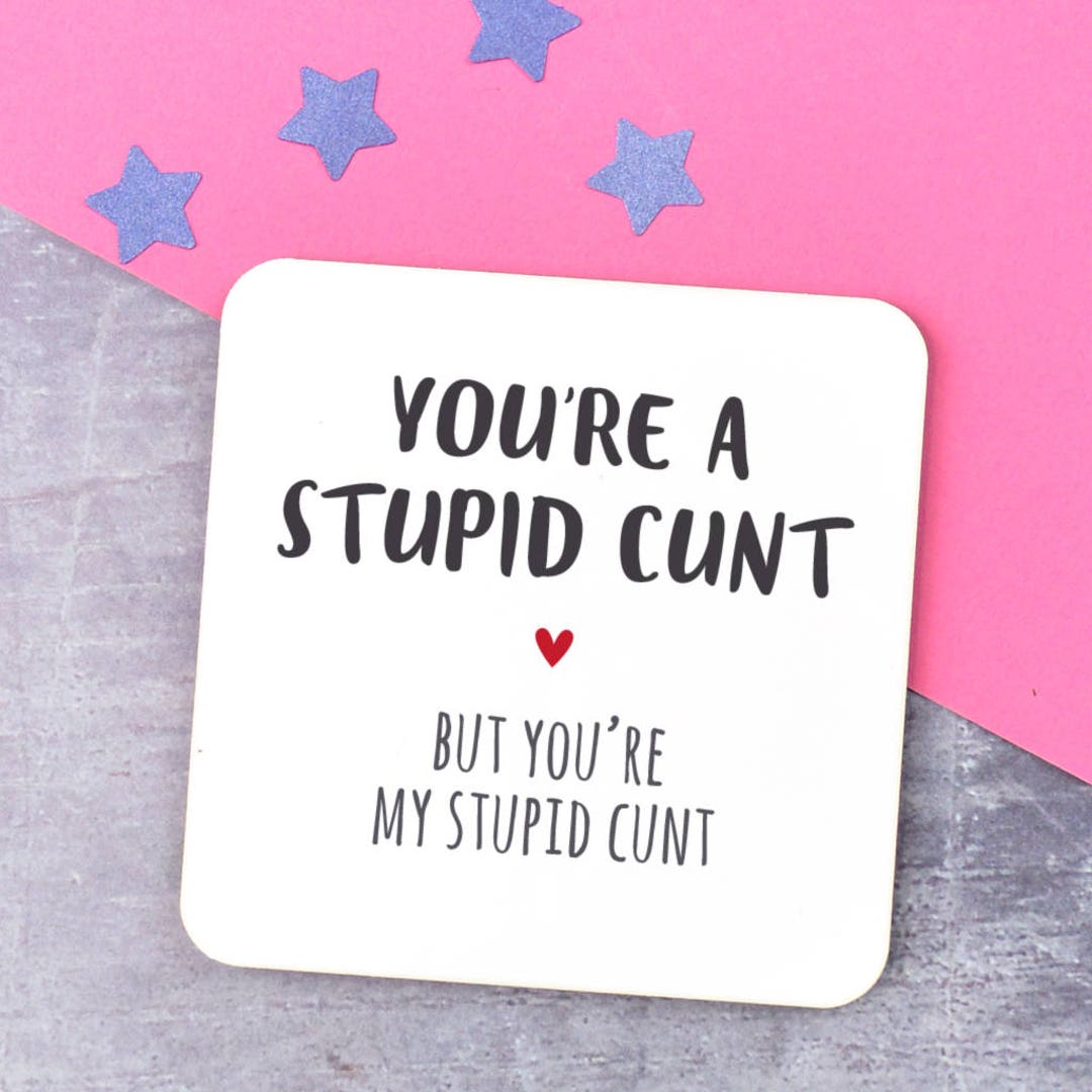 Offensive Cork Coaster: Adult Humor Gift (9cm) - Etsy