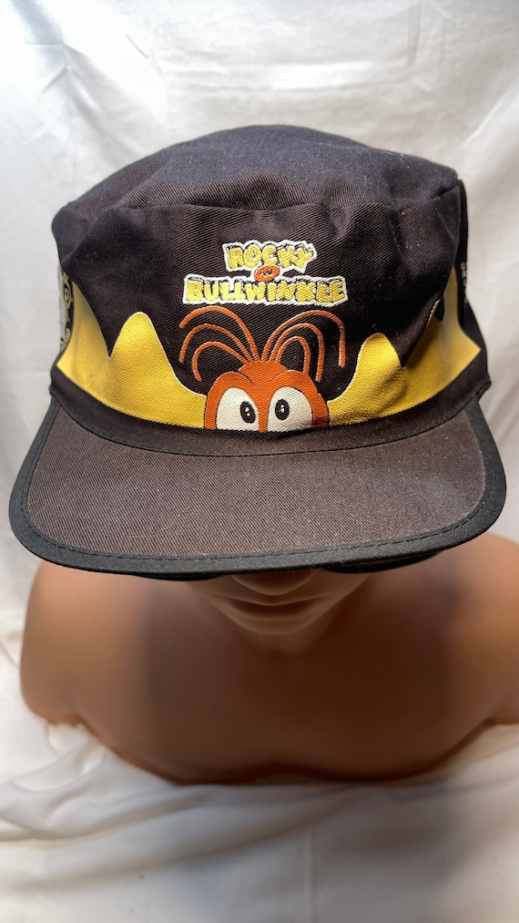 Vintage 1993 Rocky And Bullwinkle Hat, Cap Taco Bell … - Gem