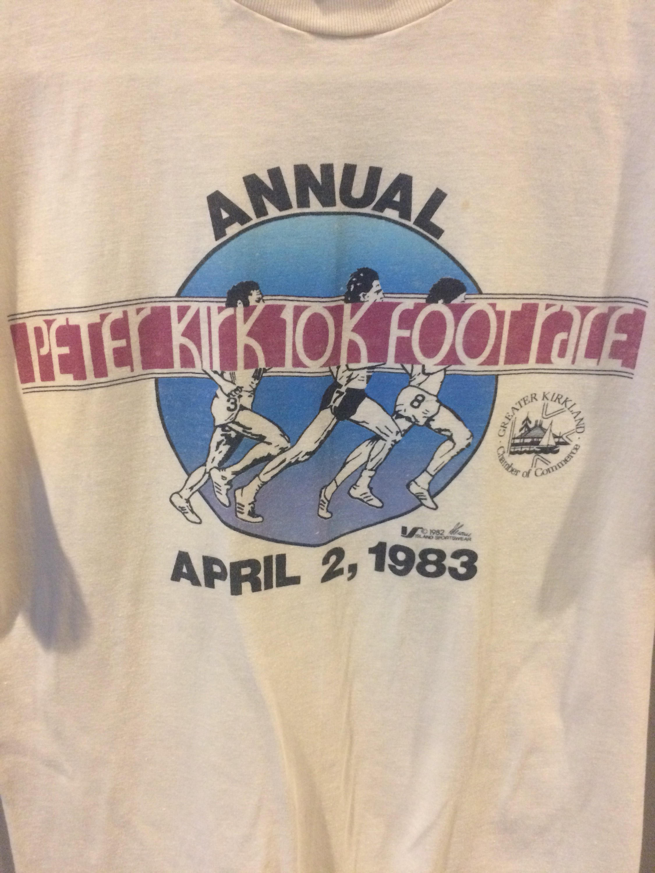 Vintage 1983 Peter Kirk 10k running shirt | Etsy