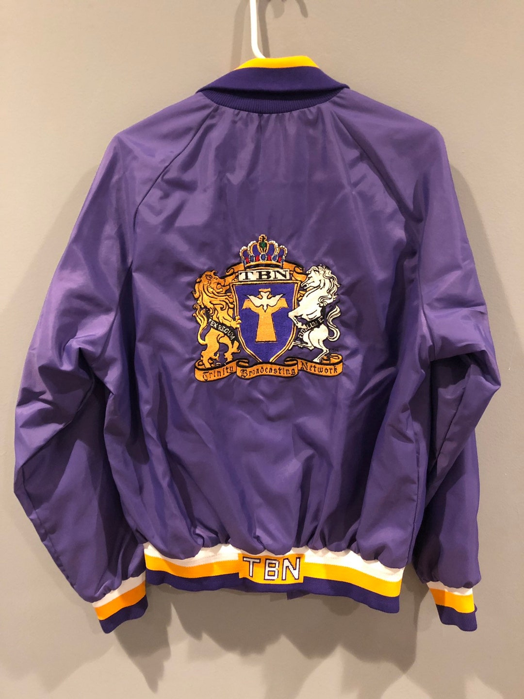 Vintage 80s RARE TBN Embroidered Trinity Broadcasting Network - Etsy