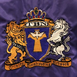 Vintage 80s RARE TBN Embroidered Trinity Broadcasting Network - Etsy