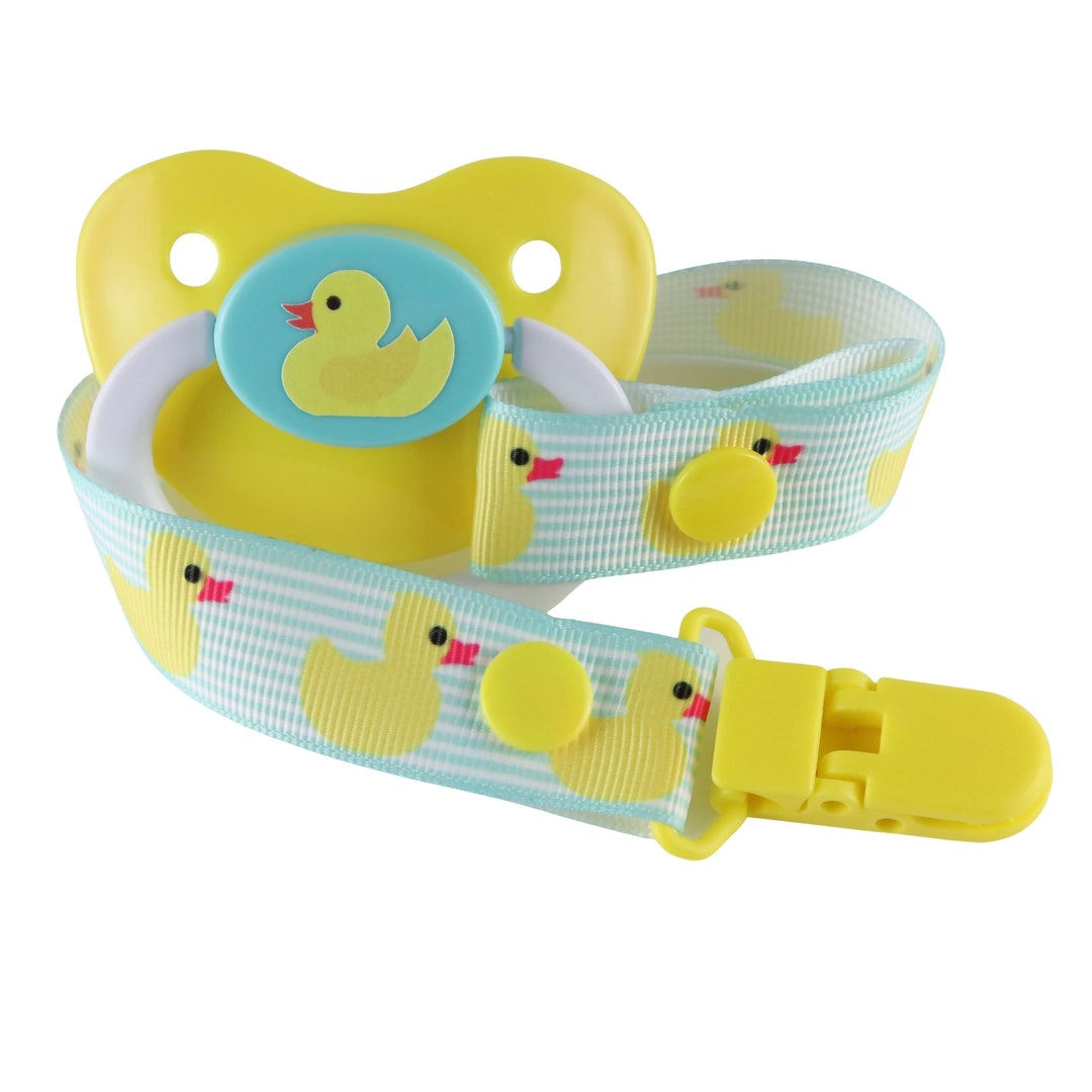 Custom Ducky Agere Paci ADULT Pacifier Set for Age - Etsy