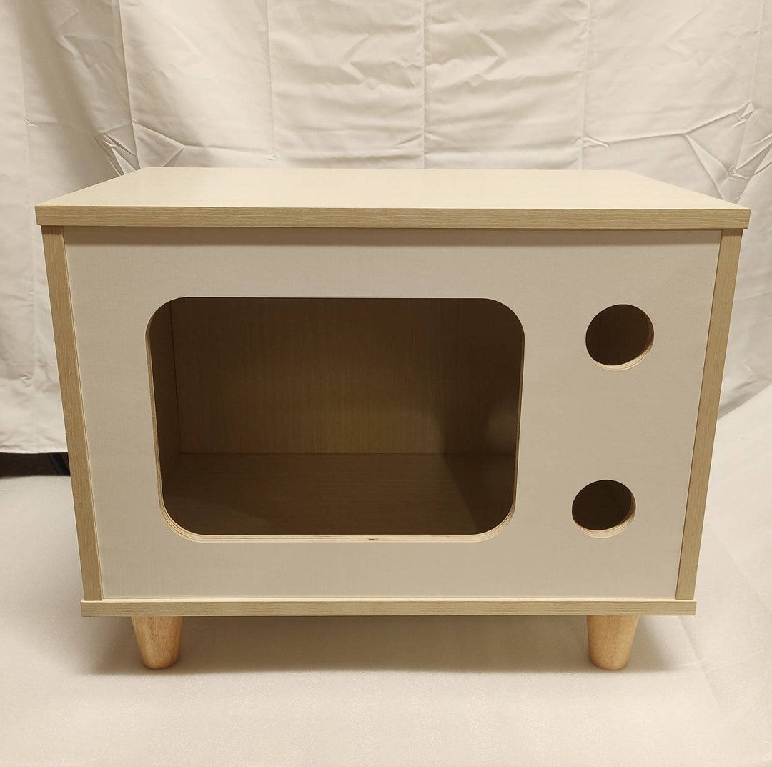 Cat House TV Play House Bed for Cat Rabbit - Etsy