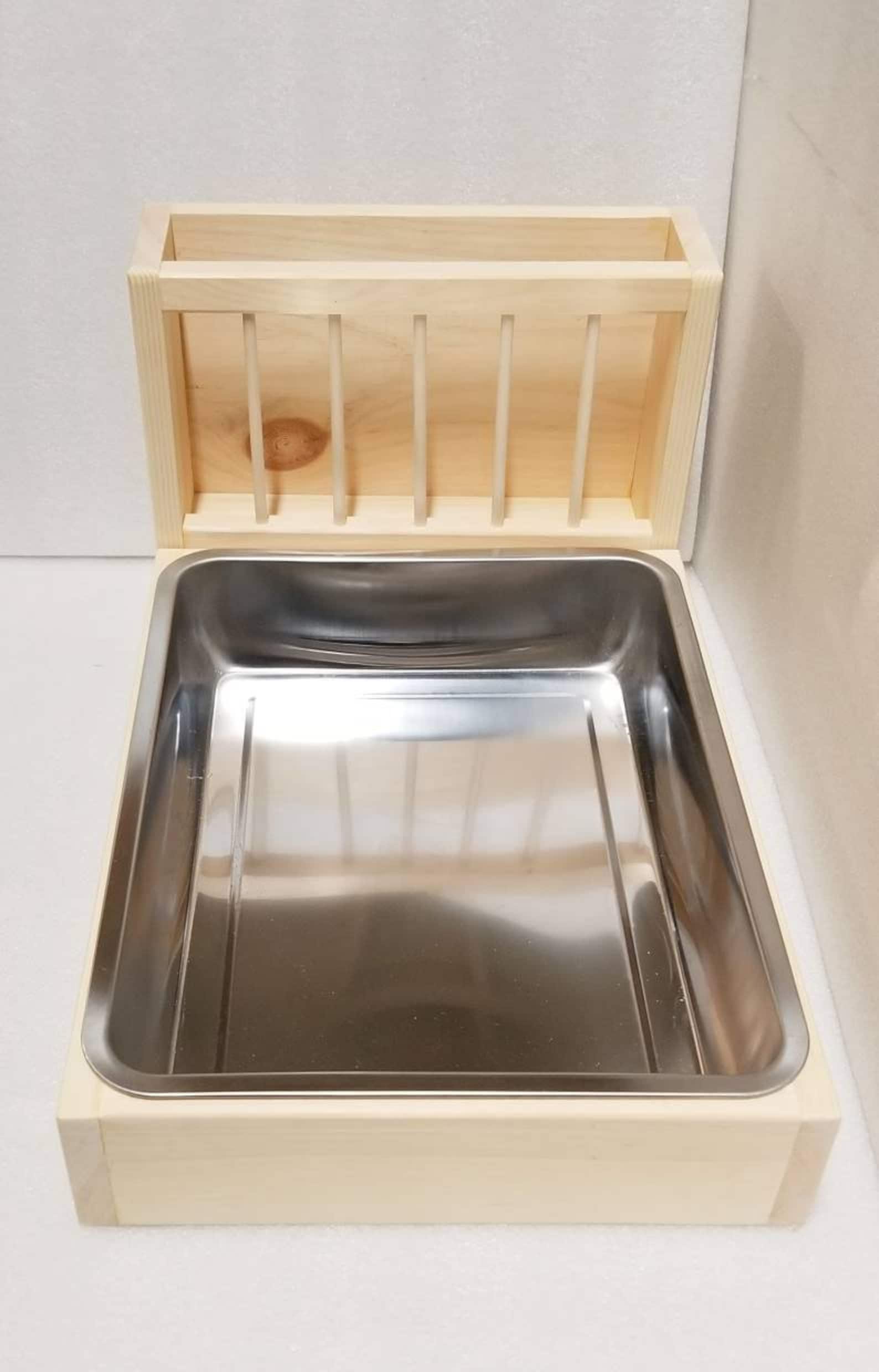 Medium-large-xlarge Size Two Way Stainless Steel Rabbit Litter Box Tray ...
