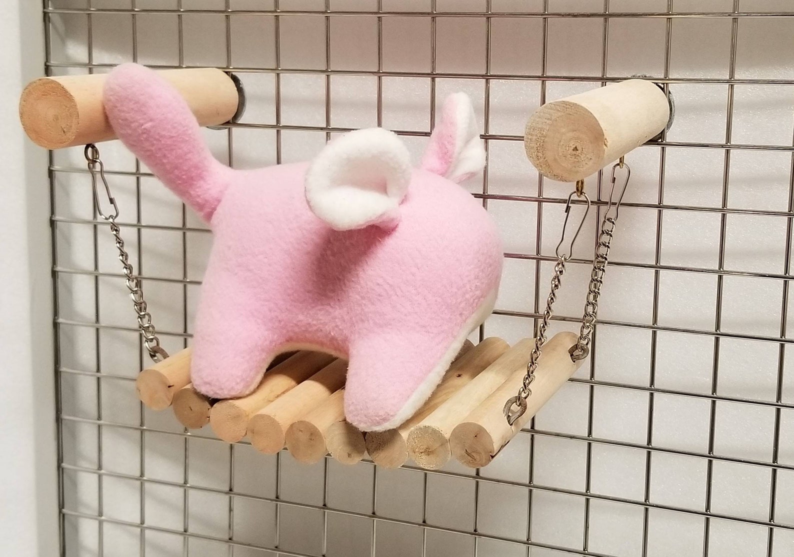 Wood Bridge Ramp Step Ledge Swing With Perch for Chinchilla - Etsy