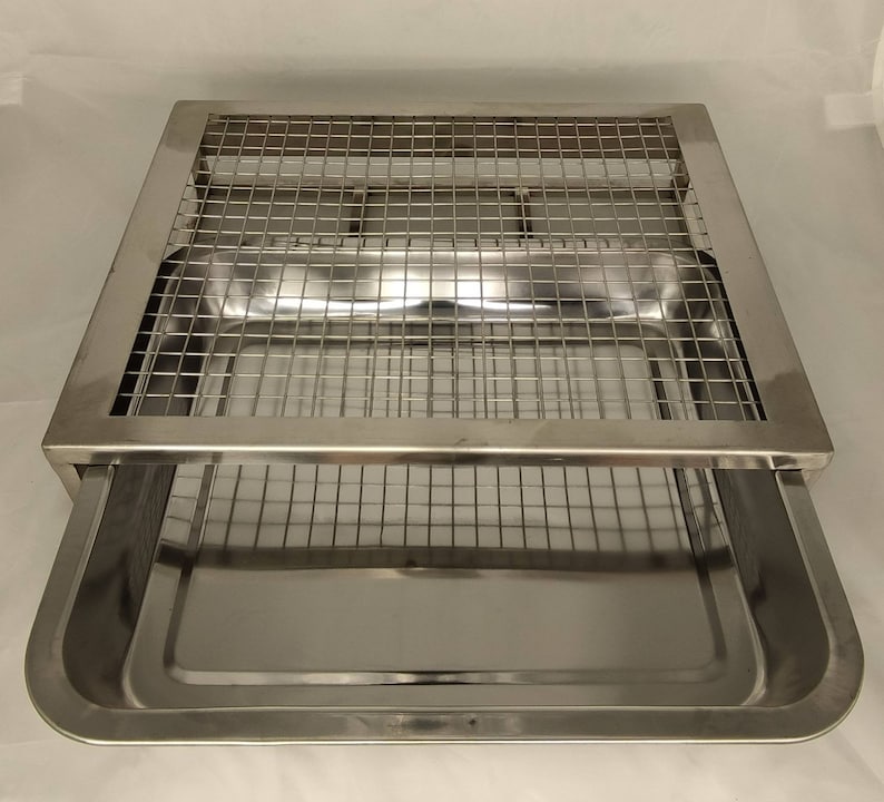 Stainless Steel Scatterless Sliding Tray Litter Box Pan Small | Etsy