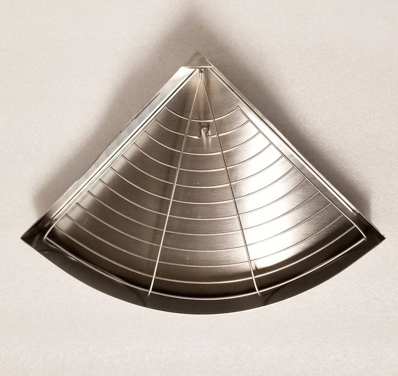 Stainless Steel Scatterless Corner Litter Box Pan for Small Pets Rat ...