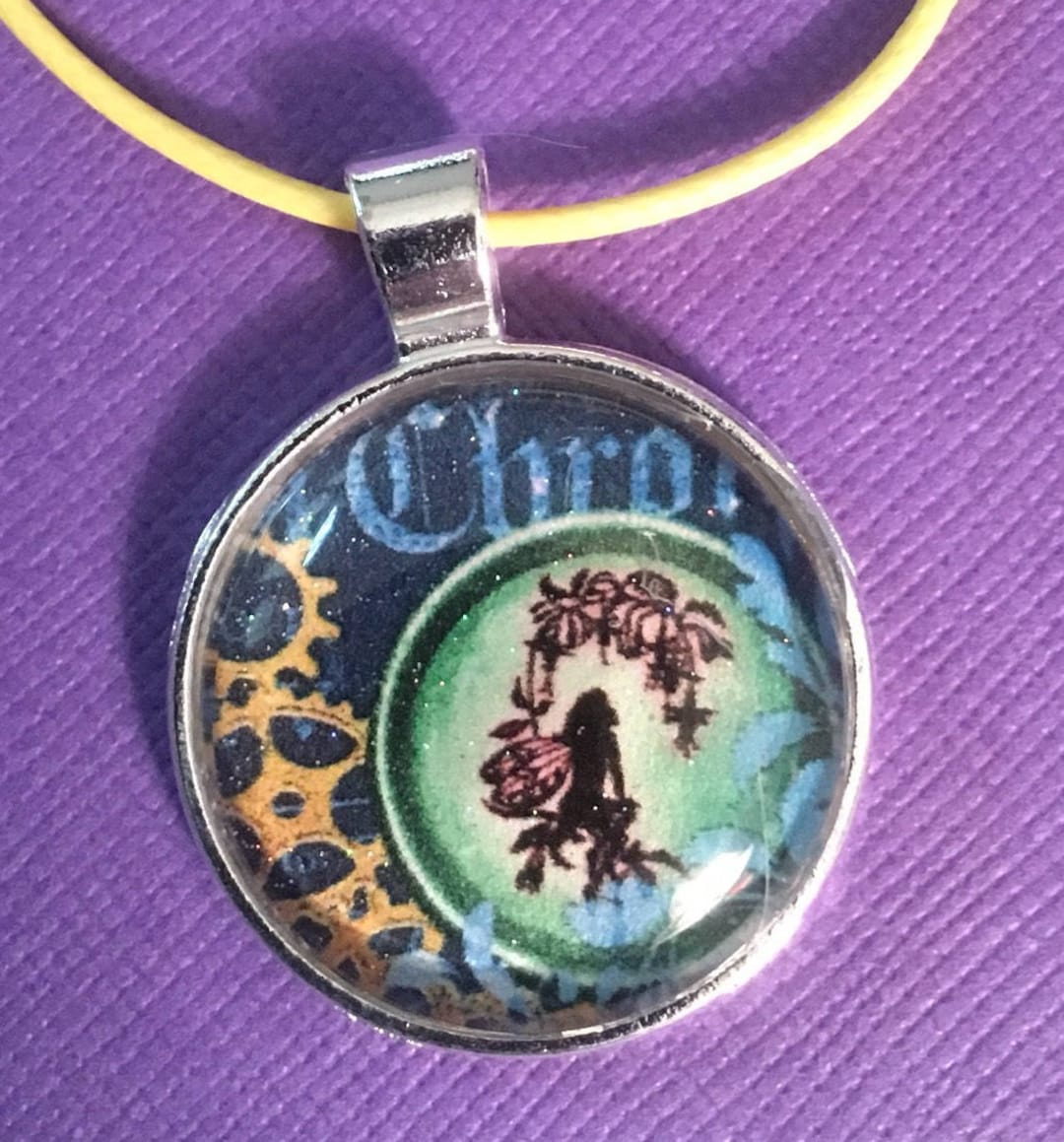 Chronos Fairy Pendant Necklace - Etsy