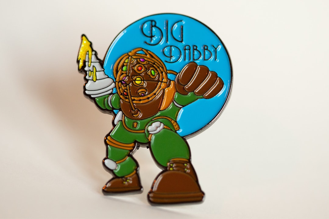 Big "dabby" Daddy Bioshock Enamel Hatpin - Etsy
