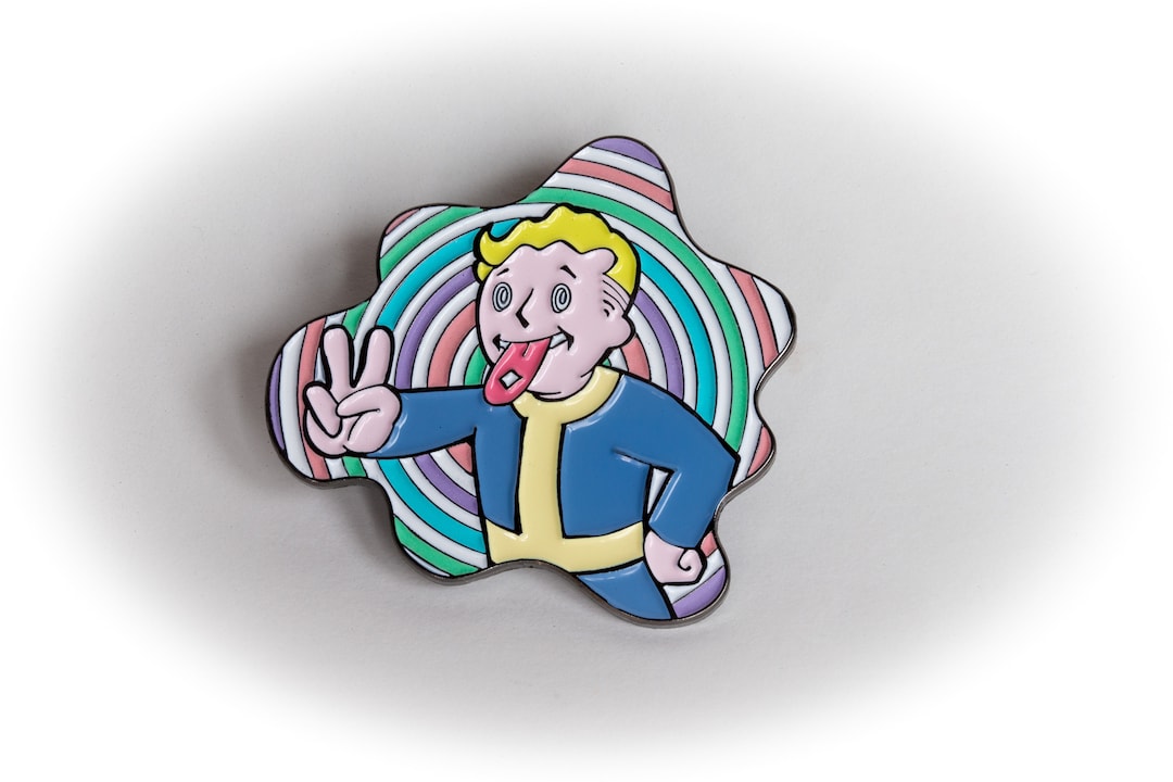 Vault Boy/acid Boy Fallout Enamel Hatpin - Pastel - Etsy