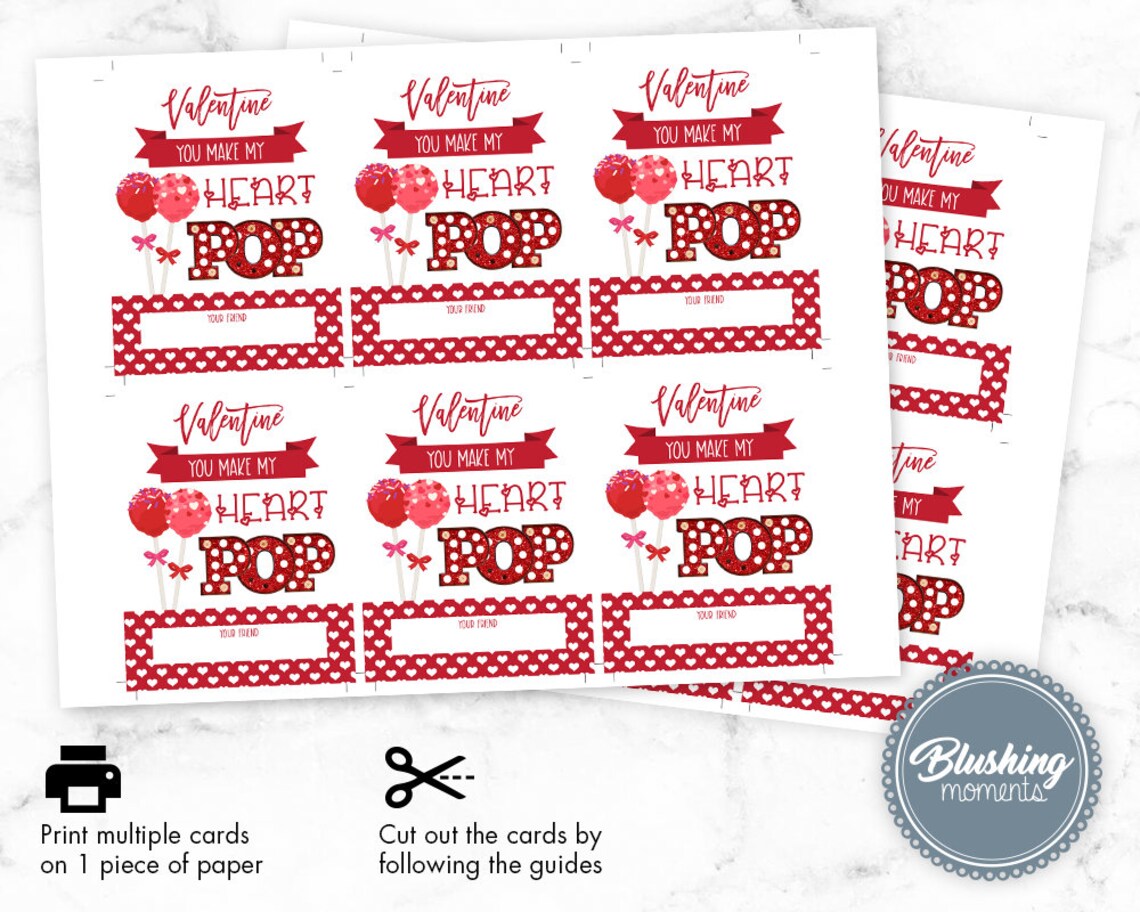 Editable Valentine's Day Tag Printable Valentine You | Etsy
