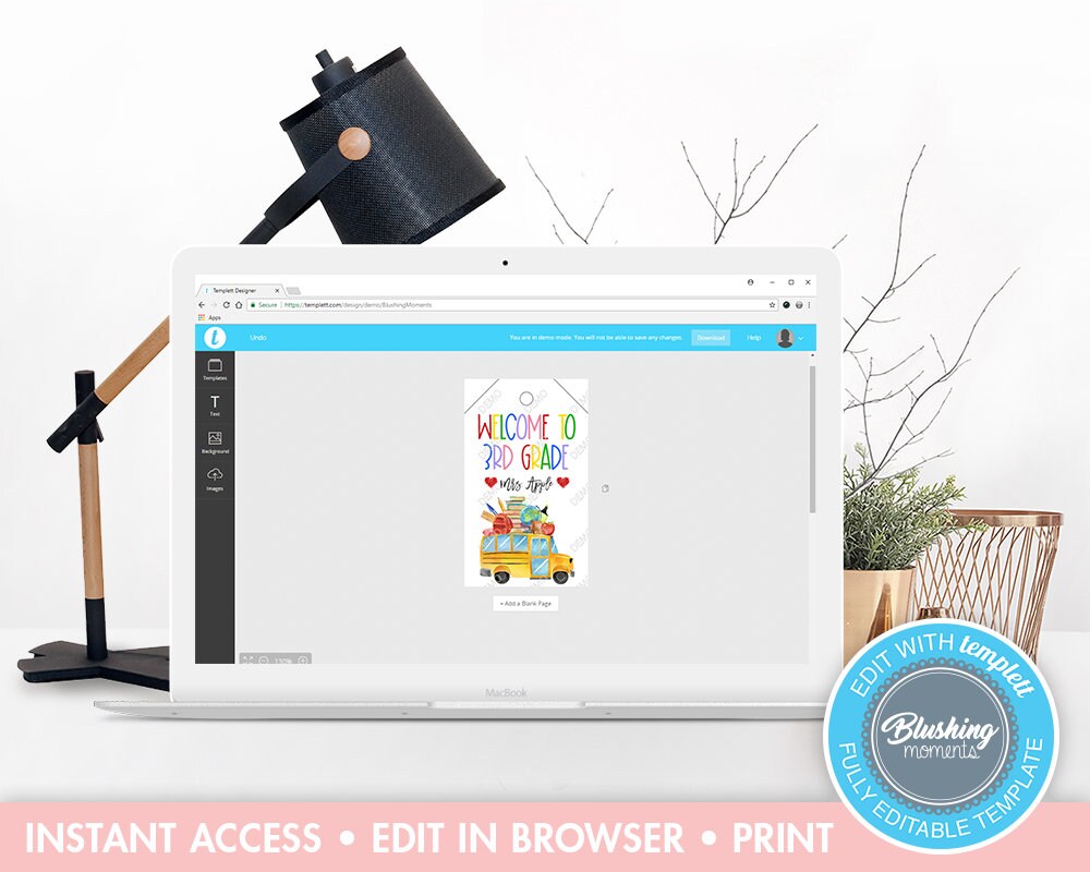 EDITABLE Back to School Printable, School Gift Tags, Teacher Printable ...