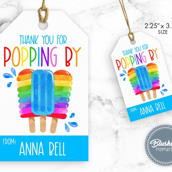 Popsicle Gift Tag - Etsy
