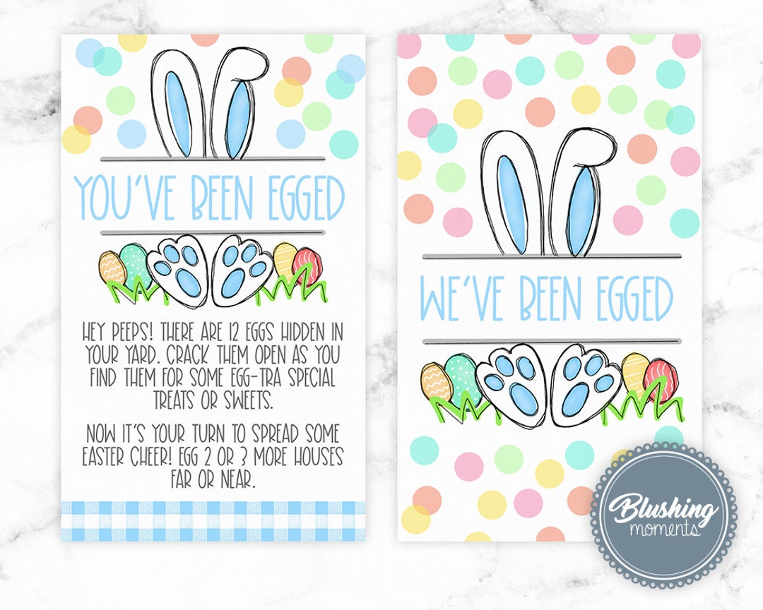 You've Been Egged Easter Game-we've Been Egged Neighborhood Easter Egg ...