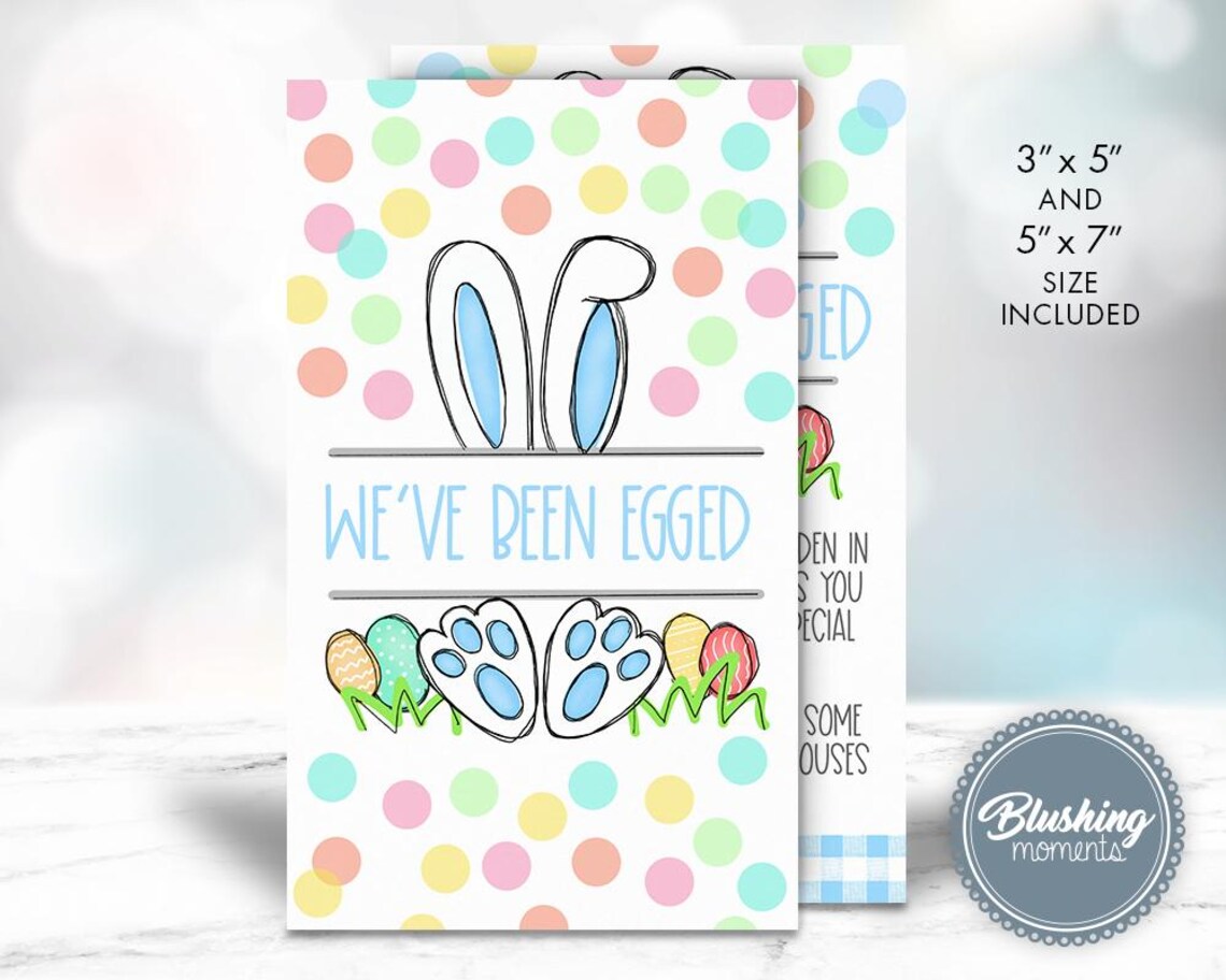 You've Been Egged Easter Game-we've Been Egged Neighborhood Easter Egg ...