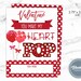 Editable Valentine's Day Tag, Printable Valentine, You Make My Heart ...