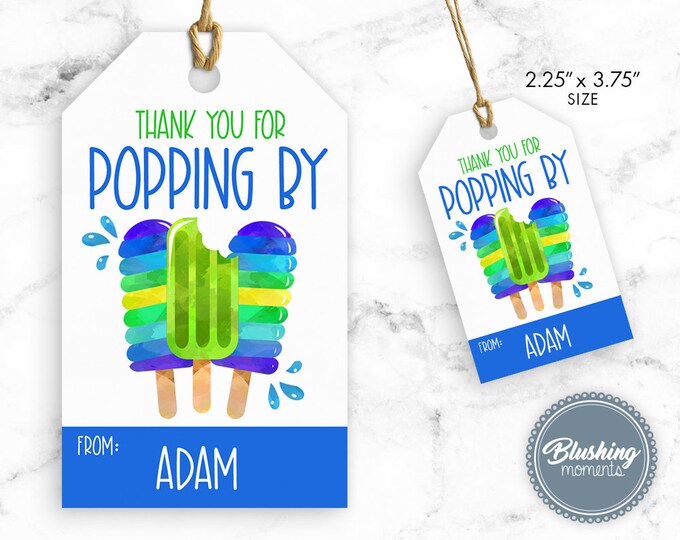 Popsicle Favor Tags, Printable Popsicle Back to School Cards, Funny ...